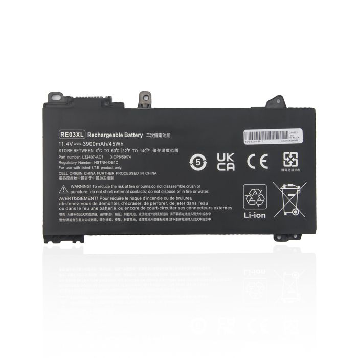 RE03XL L32656-002 L32656-005 Batterie HP ProBook 440 G7 450 G6 450 G7 ...