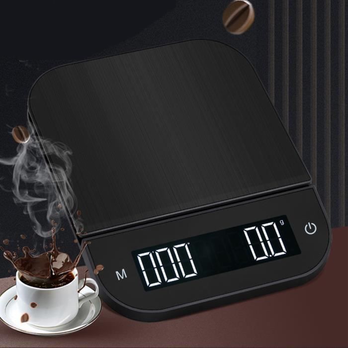Balance intelligente manuelle pour café, minuterie automatique, USB ...