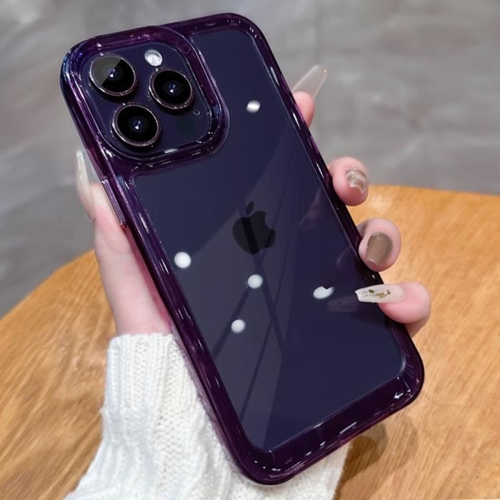 Couleur Violet Foncé pour iphone Etui Coque pour iPhone 11 Pro - Cdiscount Auto