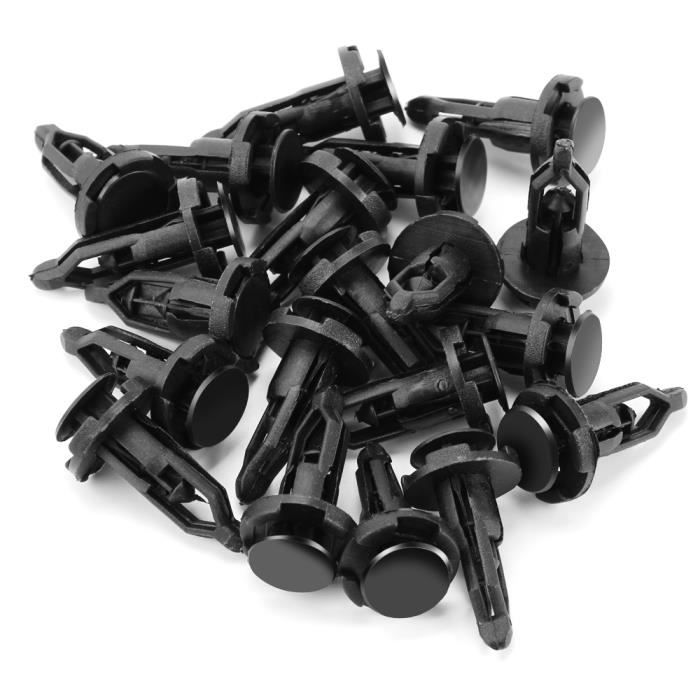 20 pièces - Clips de fixation de garde-boue, Retenue de rivet de pare ...