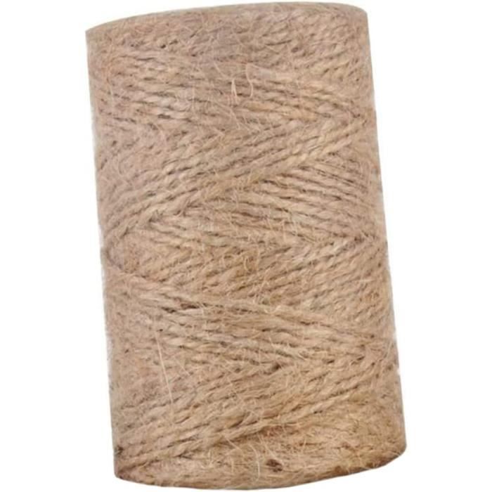 1 Rouleau Corde De Coton Tressé Enveloppement De Poteau Cadeaux De ...