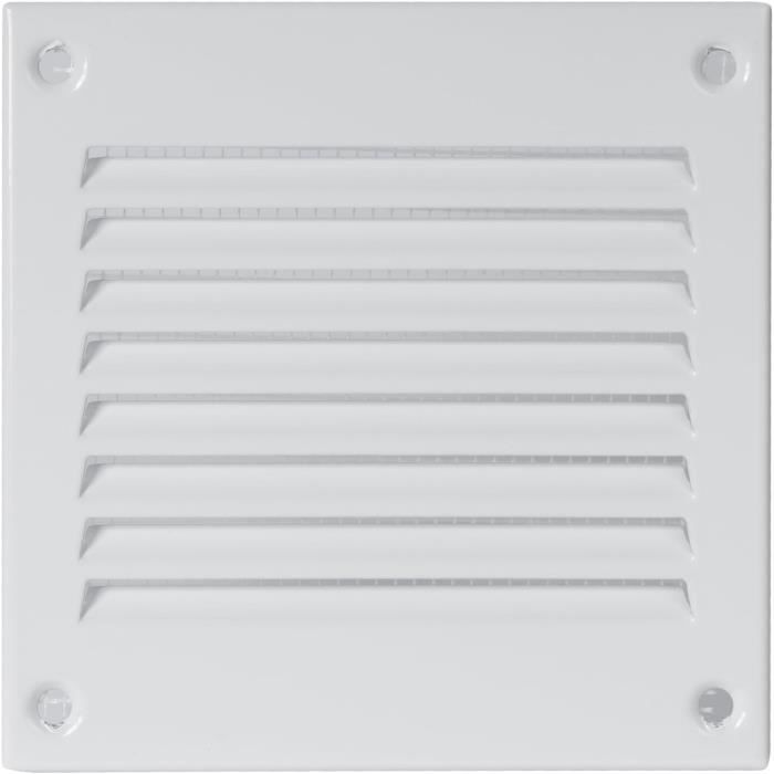 Grille d'aération blanche de 10 x 10 cm Grilles d'air de retour en ...