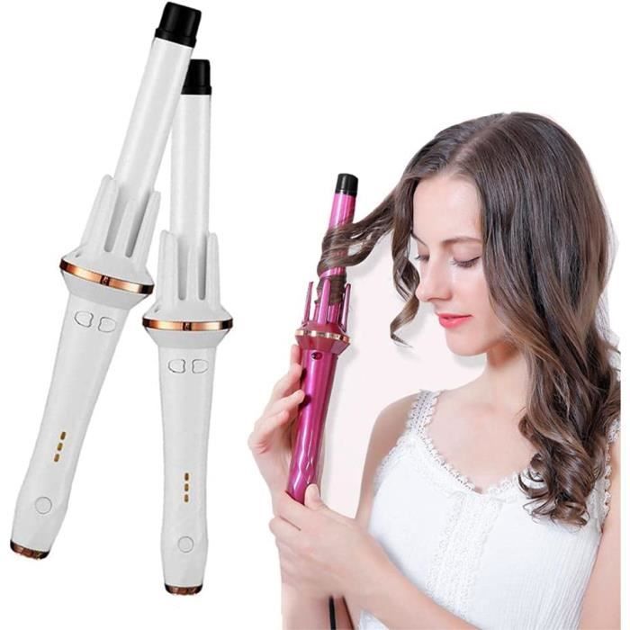 TJS-Fer À Boucler Automatique, Céramique À Rotation Bidirectionnelle À ...