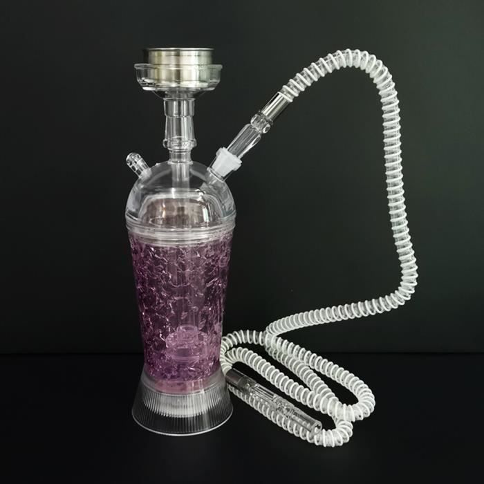 Chicha,ensemble de Chicha Portable en plastique, 32.5cm, avec Flash ...