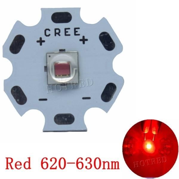 Avec PCB blanc de 16 mm - Red 620-630nm - Red 620-630nmAmpoule de lampe ...