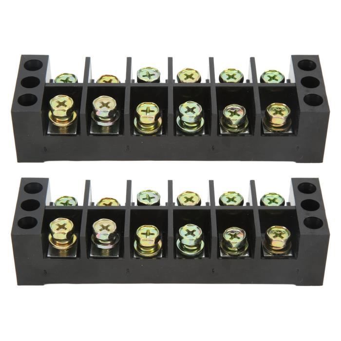 Cikonielf Bornier de circuit de terre Bornier grand courant câblage ...