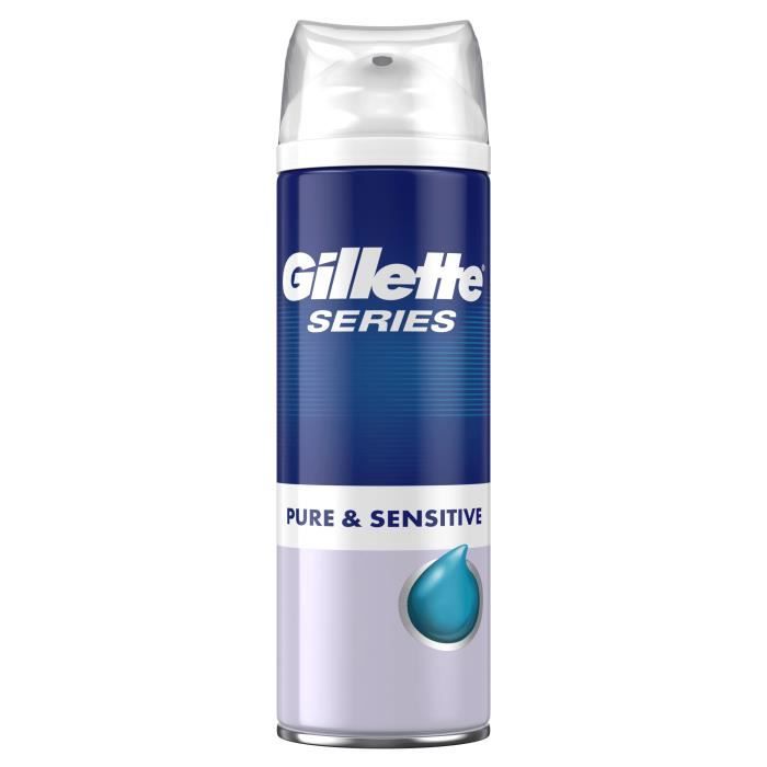 GILLETTE Gel à raser Series Peaux Sensibles - 200 ml - Cdiscount Au ...