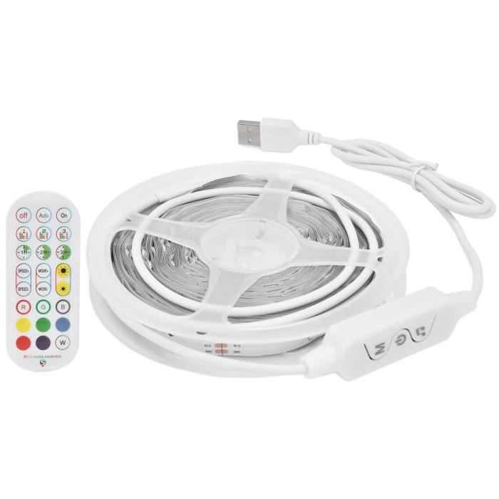 GOTOTOP bande lumineuse RVB 5m / 16.4ft RGB Strip Lights USB 5V Lampe ...