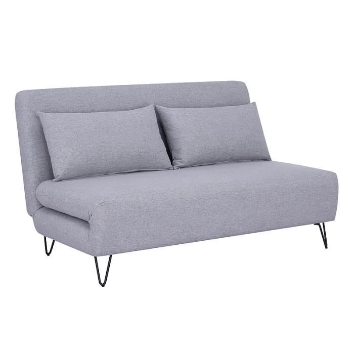 ZENIAN - Canapé style moderne salon - 141x90x81 - Fonction couchage ...