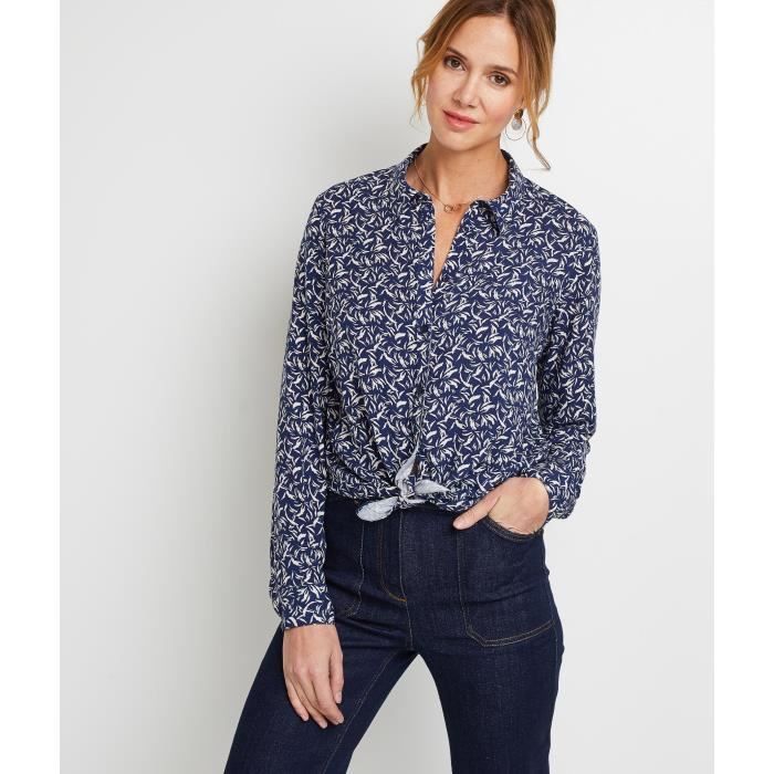 GRAIN DE MALICE - Chemisier fluide femme Beige - Cdiscount Prêt-à-Porter