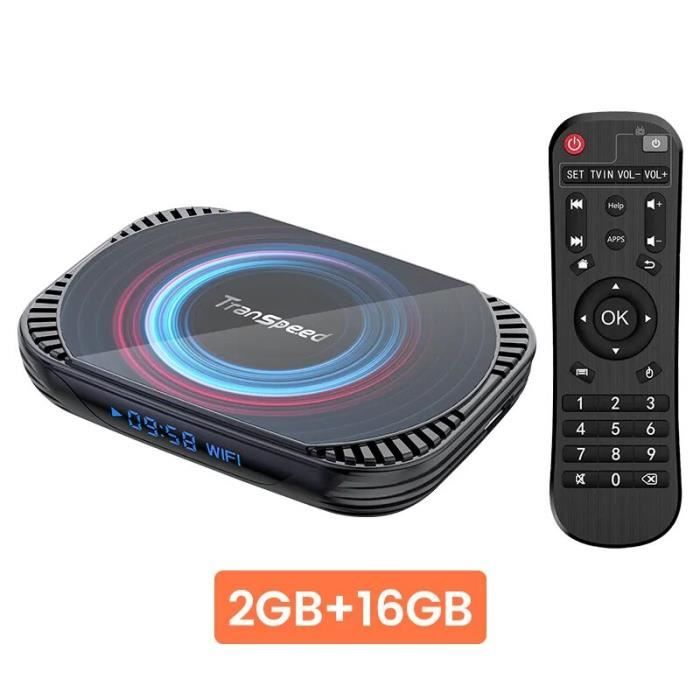 Transpeed-Récepteur TV rapide Amlogic S905tage,Android 11 TV Box,4K,8K ...