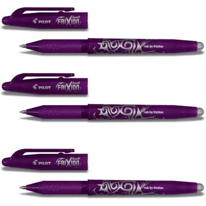 PILOT Lot de 3 Stylos roller FriXio all 0,7 Violet88 - Cdiscount Beaux ...
