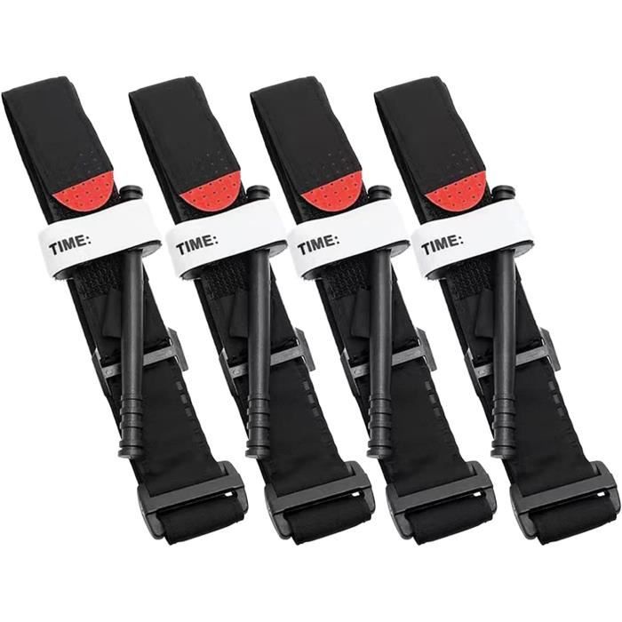 Lot De 4 Garrots D'Extérieur D'Urgence Premiers Soins Sauvetage ...