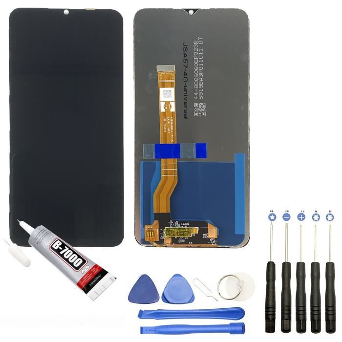 Ecran complet compatible avec OPPO A17 CPH2477 taille 6.56" noir vitre tactile + écran LCD + Kit ...
