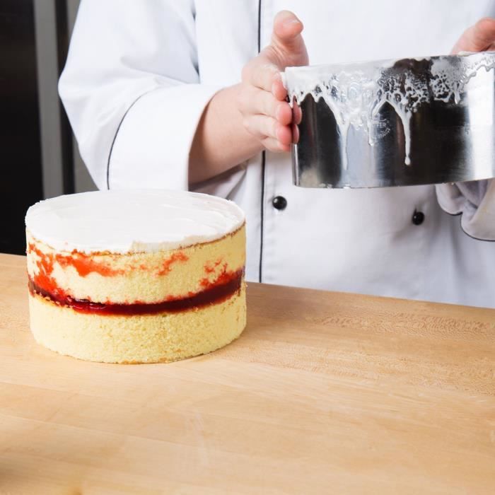 Cercle en inox 26 cm pour wedding cake rond - Cdiscount Maison