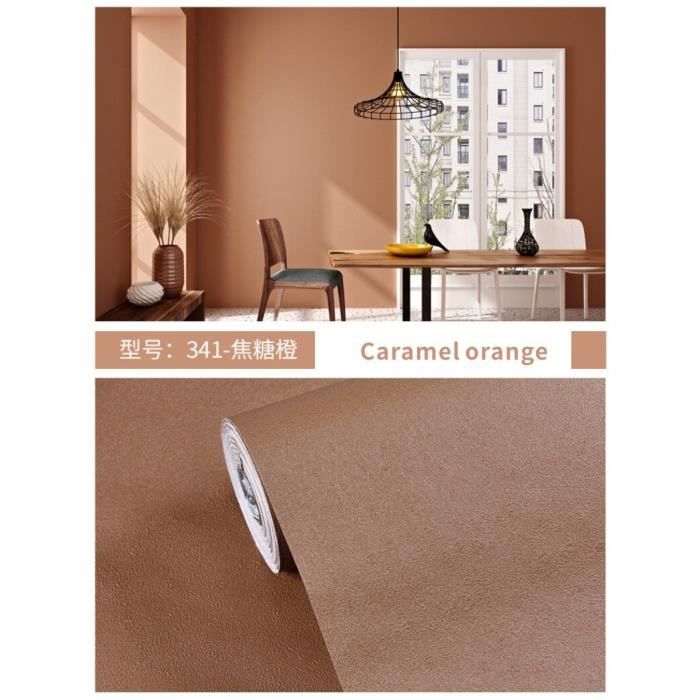 Papier peint,Caramel orange-30 x100 cm--Papier peint couleur Morandi ...