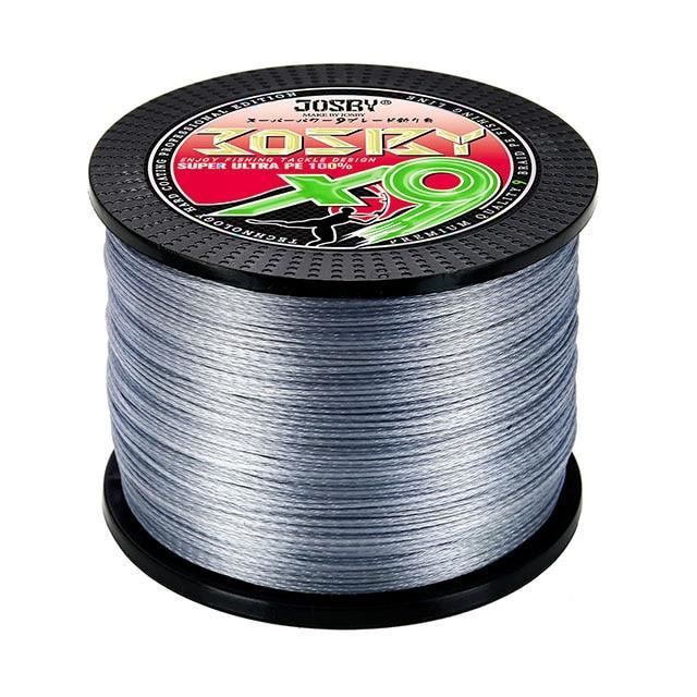 FIL DE PECHE,Gray-500M-68LB-0.37mm-5.0--ligne de pêche tressée PE ...