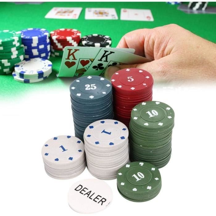 ZJchao Jeu de jetons de Poker Professionnel 100pcs jetons de Poker +1 ...