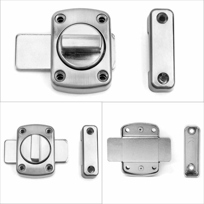 Loquet Rotatif de Porte Loquet Tournant Verrou de Porte Interieure ...