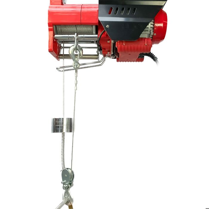 Palan électrique à câble rapide 300/600kg 35/17,5m 1,3 kW 230 V MW ...