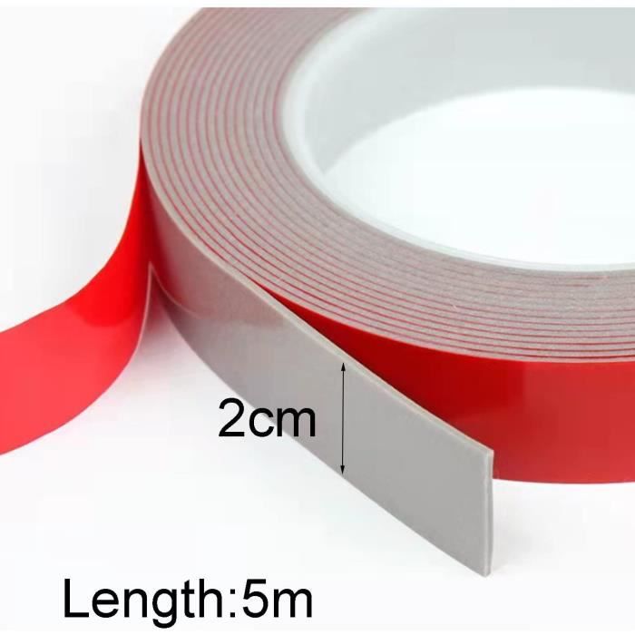 5M Double Face Ruban Adhésif Extrême Fort, Adhésif Puissant De Montage ...