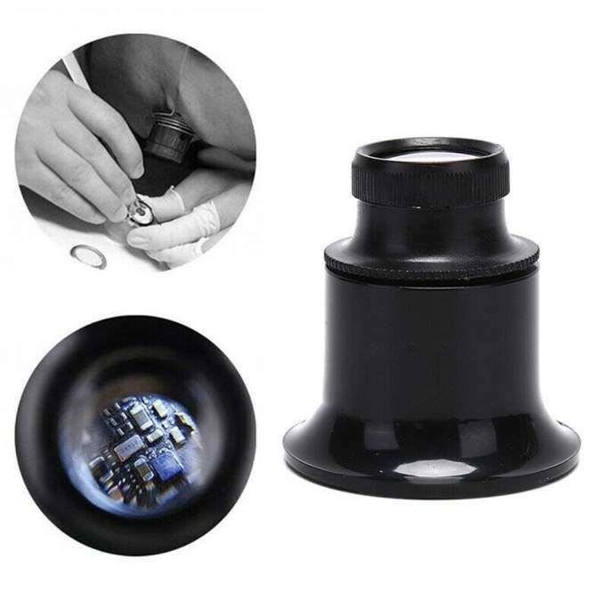 OPI00560-LOUPE OPTIQUE,Loupe monoculaire Portable 3X-5X-10X-15X-20X ...