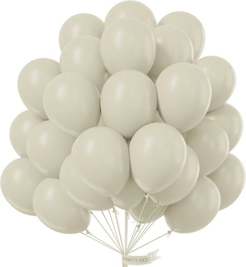Ballons Beige, 50 Pièces Ballons De 10 Pouces Beige, Ballons Pour ...