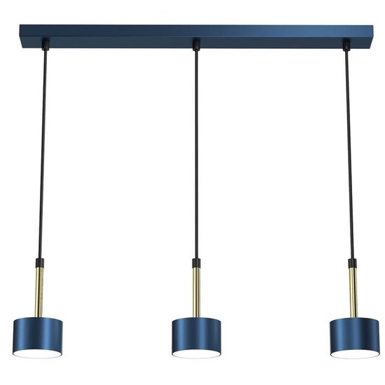 Lampe suspendue ARENA BLEU/OR 3xGX53 - Cdiscount Maison