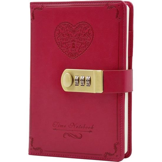 Liner Rétro Journal en Cuir PU écriture Carnet Bloc-Notes(Motif de ...