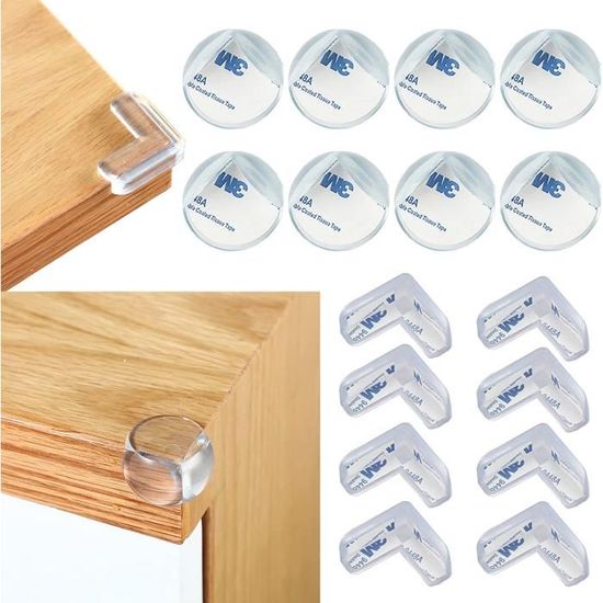 16 Protections d'angle pour Enfants, Coin de Table Protection Bebe ...