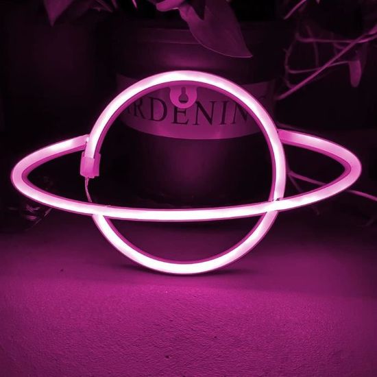 Planet Neon Signs Led Enseigne Murale Au Néon, Suspendus Neon Lights ...