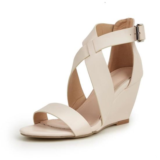 Sandales Femme talons pente talons Classique Confortable Boheme Marque ...