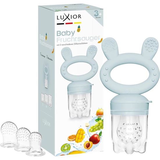 Ensemble tétine grignoteuse pour bébés Luxior ice 1 tétines ...