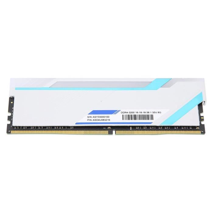 Alomejor 8 Go de mémoire ASint RAM d'Éclairage RVB d'Ordinateur de ...