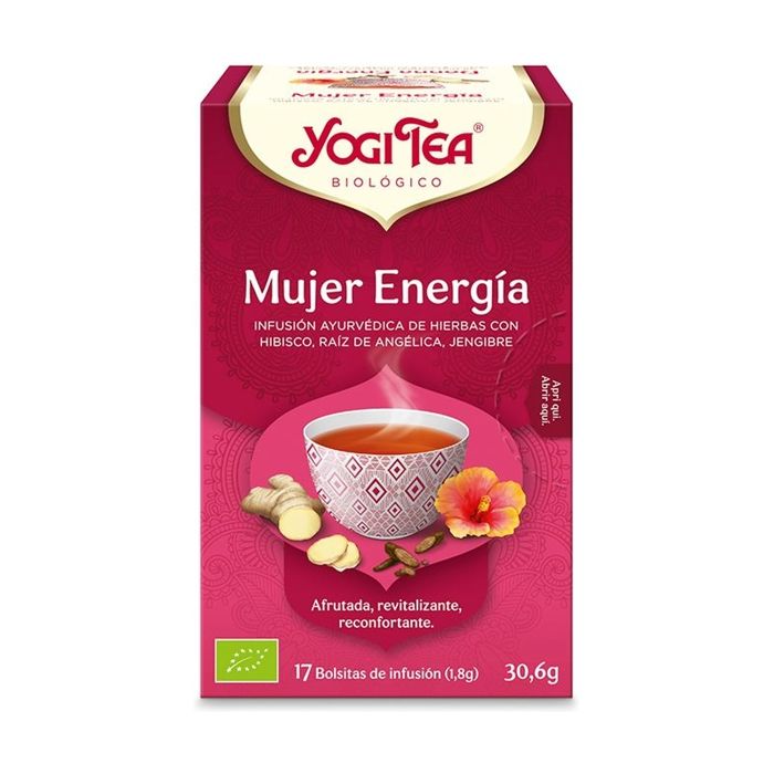 YOGI TEA - Infusion femme bio énergie 17 sachets infuseurs de 1.9g ...