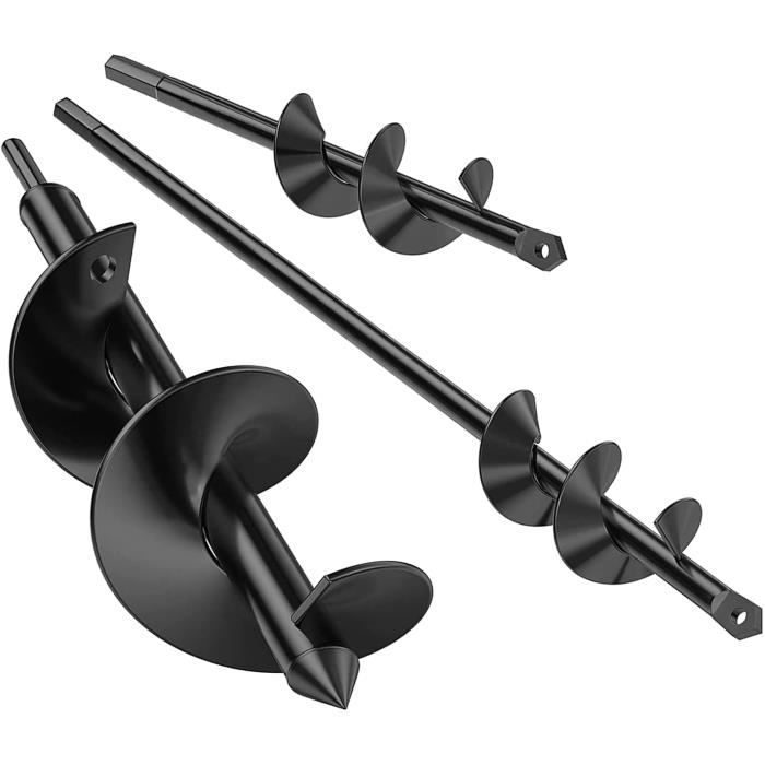 Mèche Jardin Tarière 3 Pièces Ø8x30 + Ø4x22 + Ø4x45cm, Forets de Jardin ...