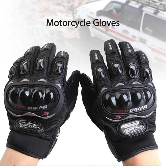 Motocross moto Protéger les mains Gants doigts plein antidérapage Fr ...