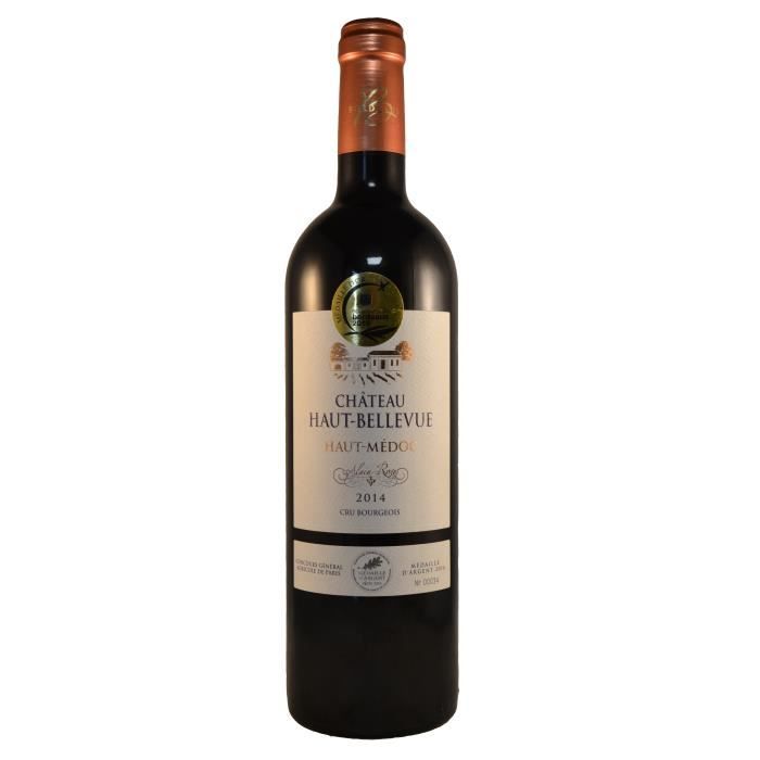 Château HAUT BELLEVUE CRU BOURGEOIS 2014 AOP HAUT MEDOC -Vin rouge de ...