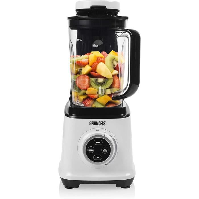 Princess Blender sous Vide Blanc - 800 W - 20 vitesses - 1,5 L - 6 ...