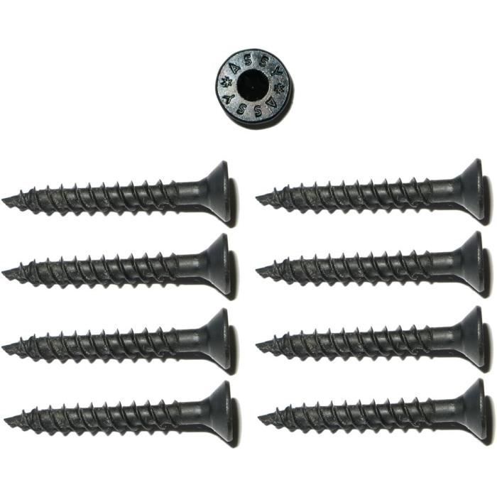 8 Tête Fraisée Vis Assy À Tête Bombée Spéciales Vis À Bois 4X30Mm ...