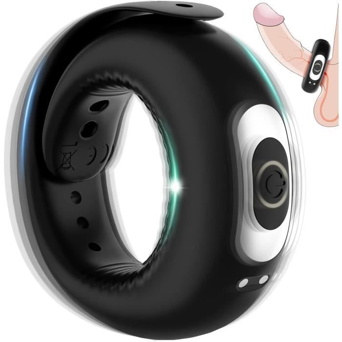 Anneau De Pénis Vibrant Avec Boucle Réglable, 10 Modes De Vibration, Rechargeable Zadicc Pour L ...