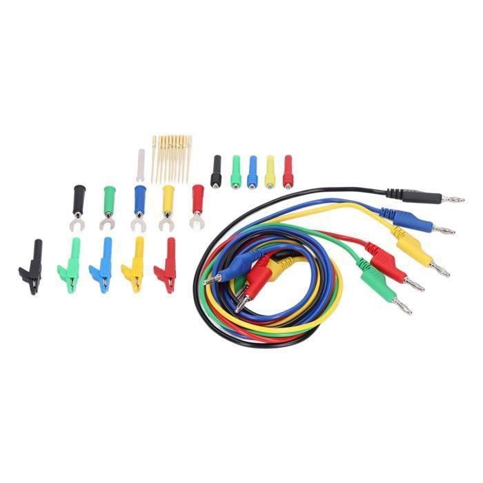 Test Lead Kit Damage Prevention Testing Cable Set for Electrical Power ...