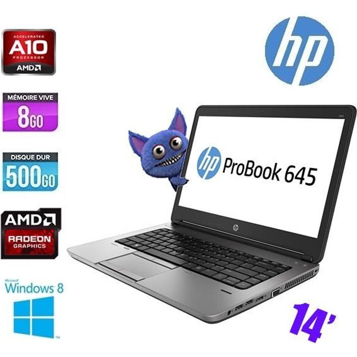 HP PROBOOK 645 G2 AMD PRO A10-8700B R6 - Cdiscount Informatique