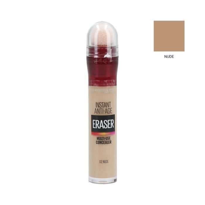 Maybelline Instant Anti Age Eraser Concealer 6.8ml Nude #02 - Cdiscount ...