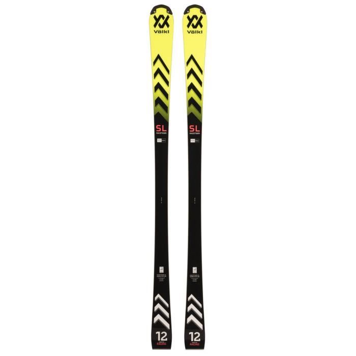 Skis Seul (sans Fixations) Volkl Racetiger Sl R Fis Avec Plaque Noir ...