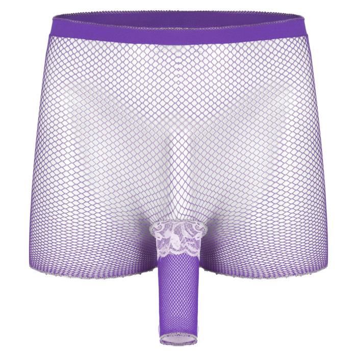 YIZYIF Boxer Eléphant Homme Sexy Boxeur Résille Caleçon Fishnet String ...