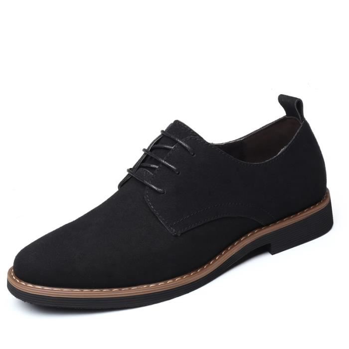 Chaussures de ville homme élégantes chaussures derby en cuir respirant ...