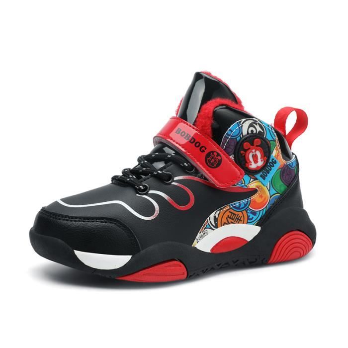 Basket Enfant Chaussures Garçon Fille Baskets Rouge - Cdiscount Chaussures