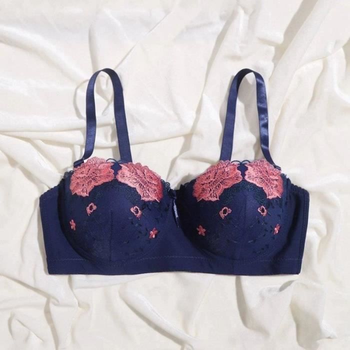 Soutien-gorge,Soutien-Gorge Plongeant Demi Cup,Sous-Vêtements ...