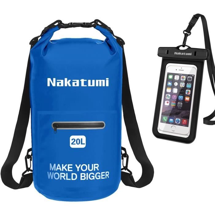 Sac À Dos Étanche 10 L 20 L - TRAHOO - BIDON PVC 500D - Canoë-kayak ...